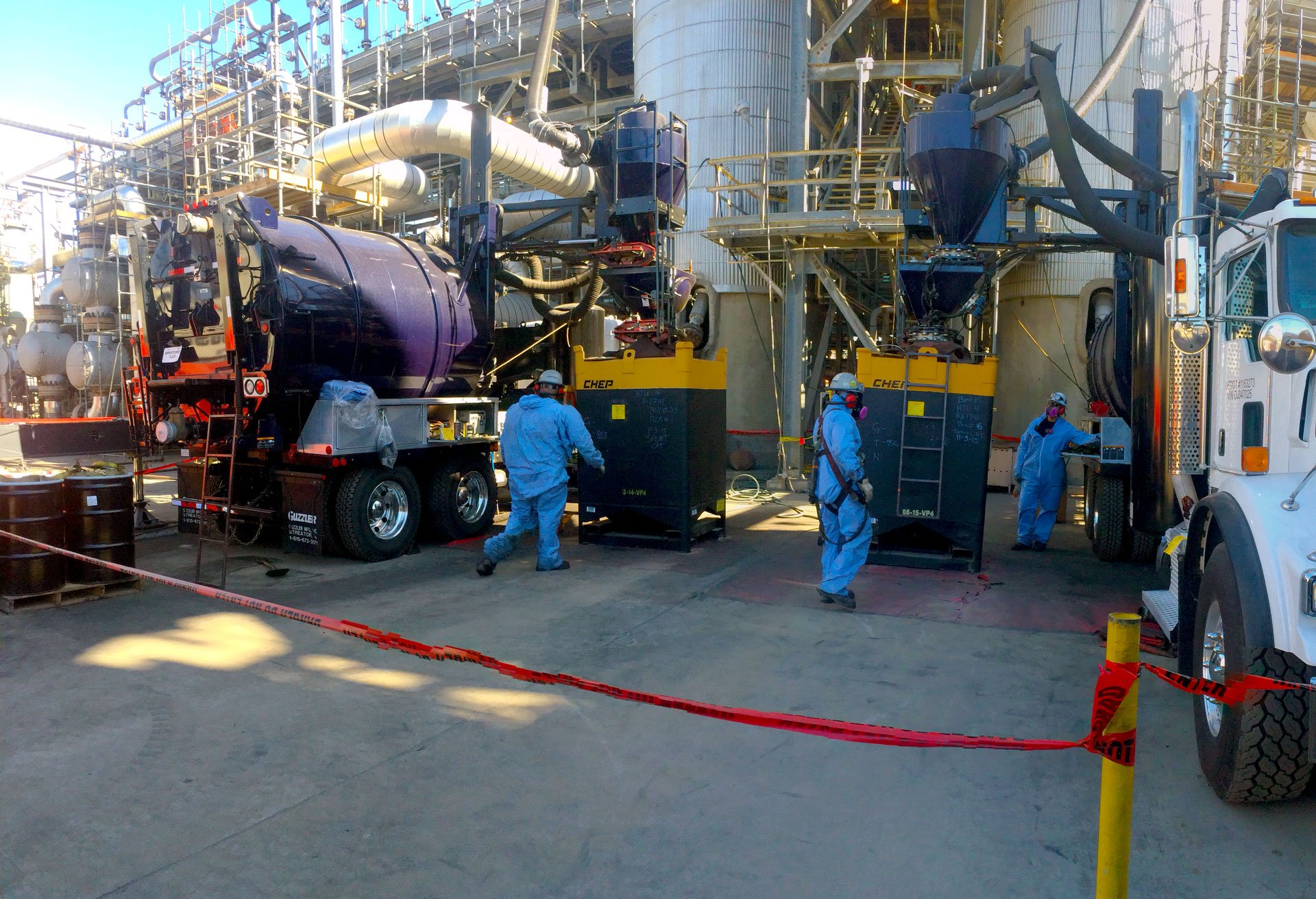 Offloading Solutions | Guzzler Industrial Vacuum Trucks